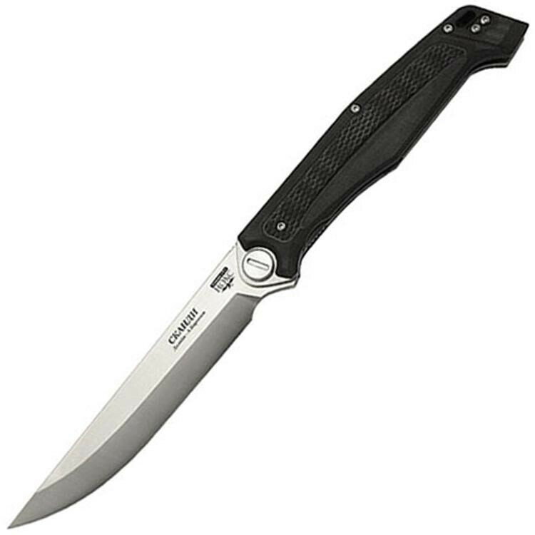 Складной нож нокс Сканди, сталь D2, рукоять G10 Black, 345-100406