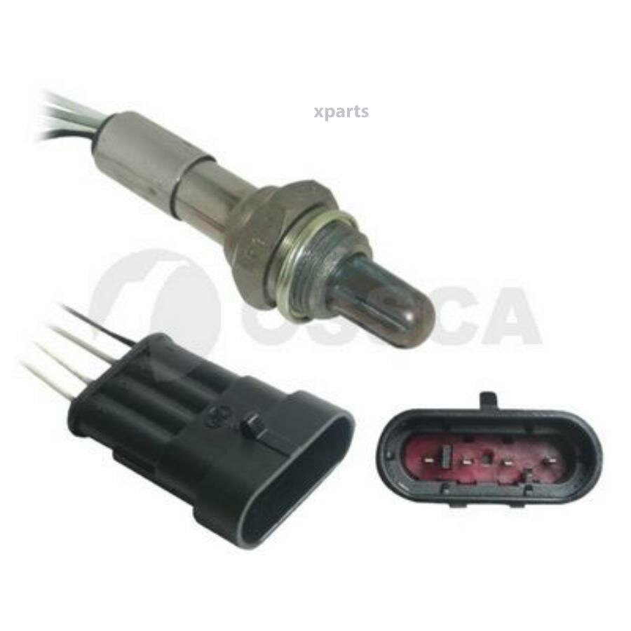 Датчик кислородный 4-х контактный OPEL Astra-F, Vectra-B, Calibra 1.8/2.0SEL, XE, XEL, XEV OSSCA арт. 02111