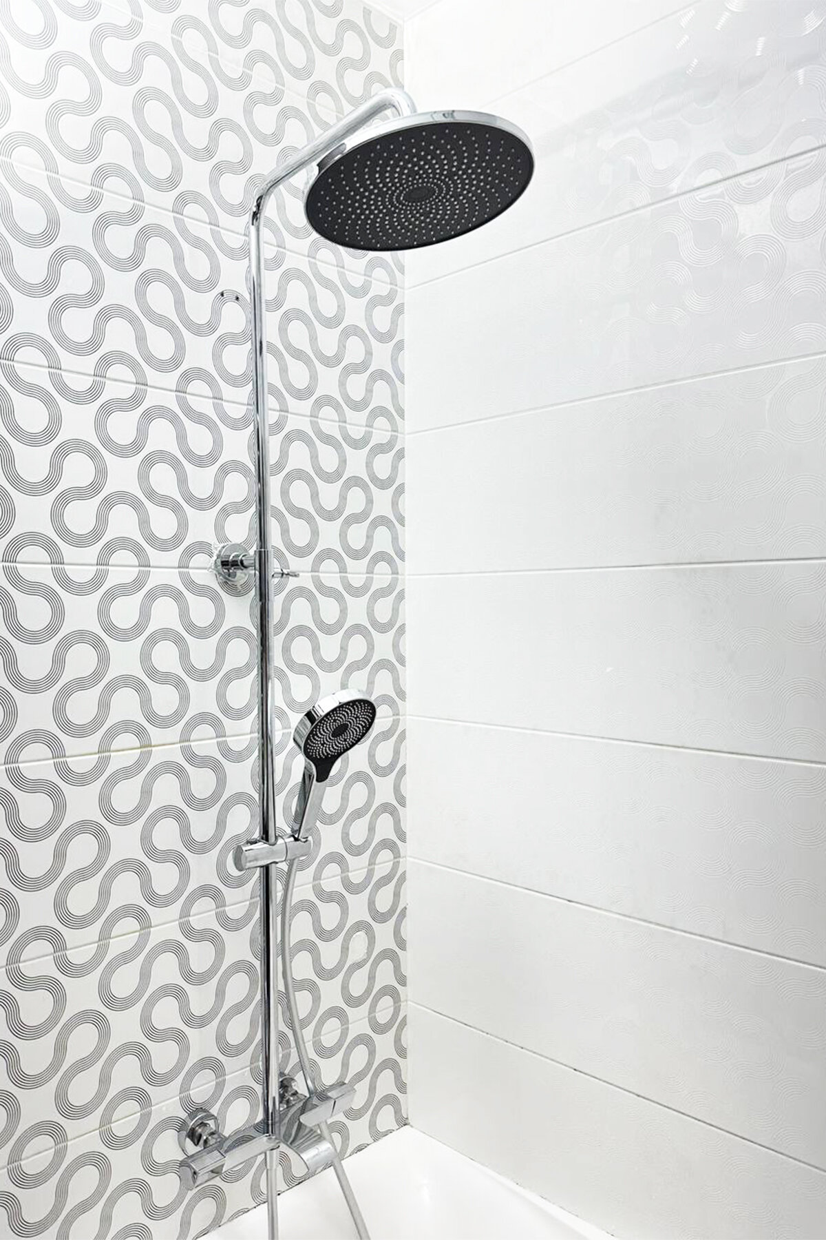 Душевая система из латуни с тропическим душем термостатом Vieir V343561 хром