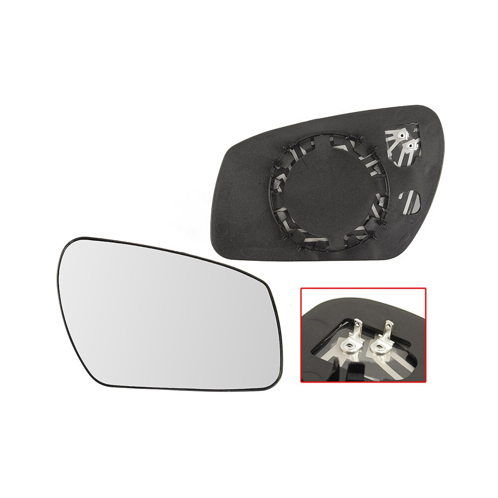 Полотно зеркала FORD FOCUS II 05-08/FUSION 05-12/MONDEO 00-07/C-MAX 03-07/FIESTA 01-08 Справа сферическ (SAT)