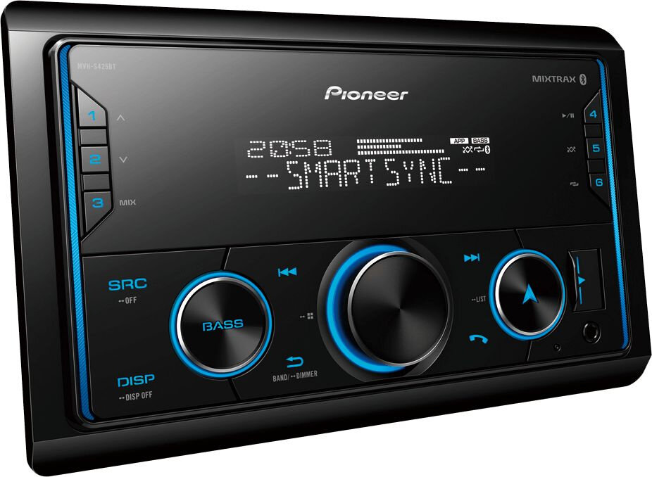 Автомагнитола Pioneer MVH-S425BT 2DIN 4x50Вт пду RDS