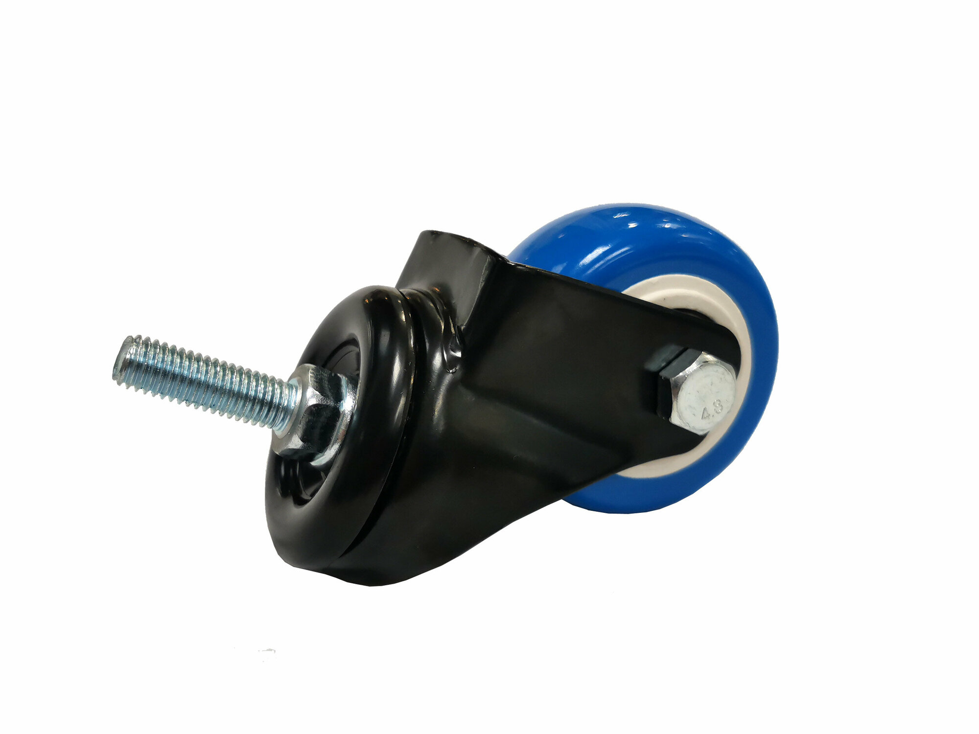 Колесо поворотное HC-3301-PUR-065-BL (г/п 85кг, Ф 65мм), крепление болтовое (946065)