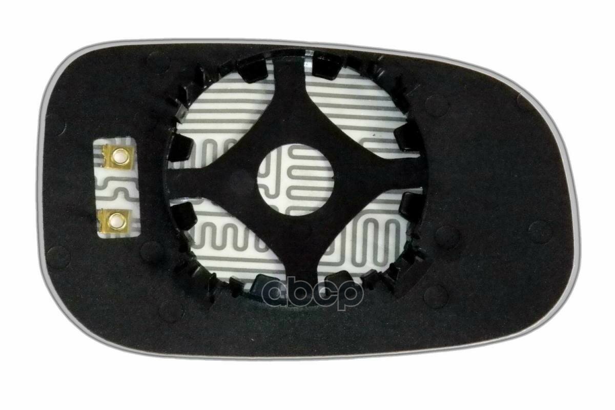 ERGON 95600706 Зеркальный элемент VOLVO S60 I (07-10) левый асферика с обогревом ERGON 95600706