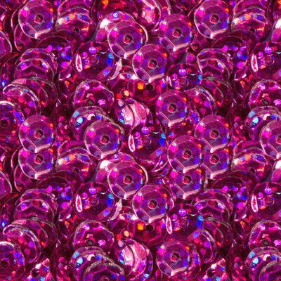 Пайетки россыпью "Zlatka" ZL 6 мм 10 г №03 малиновый