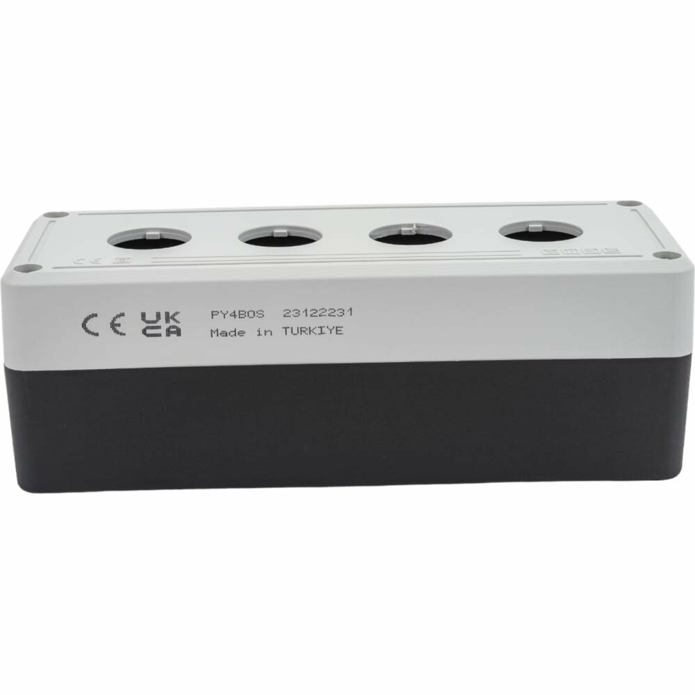 Корпус Emas Пост 4-кнопочный PY пустой, пластик. PY4BOS