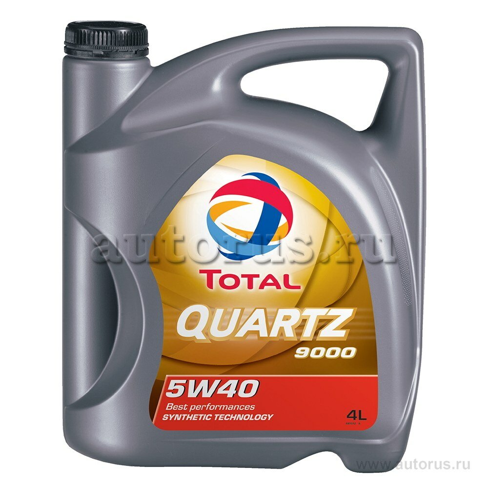 Масло моторное totalenergies quartz 9000 5w-40 синтетическое 4 л 10950501