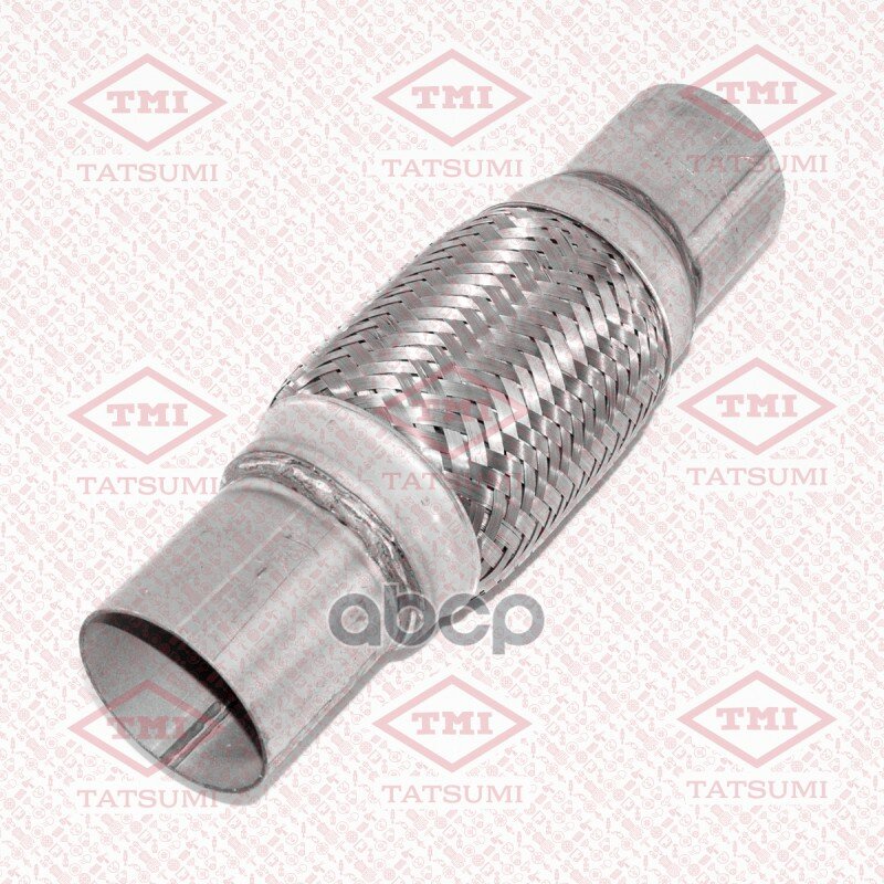 Труба гофрированная с внутренним плетением (с патрубками) 60.5X152-272 innerbraid with pipes TATSUMI арт. TKA2008