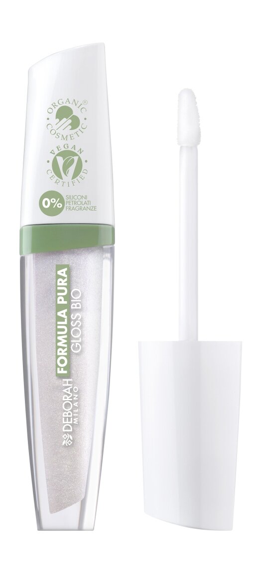 DEBORAH MILANO Блеск для губ Formula Pura Gloss Bio, 4,5 мл, 01