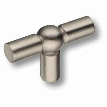 6860-038 Ручка кнопка современная классика, сатиновый никель