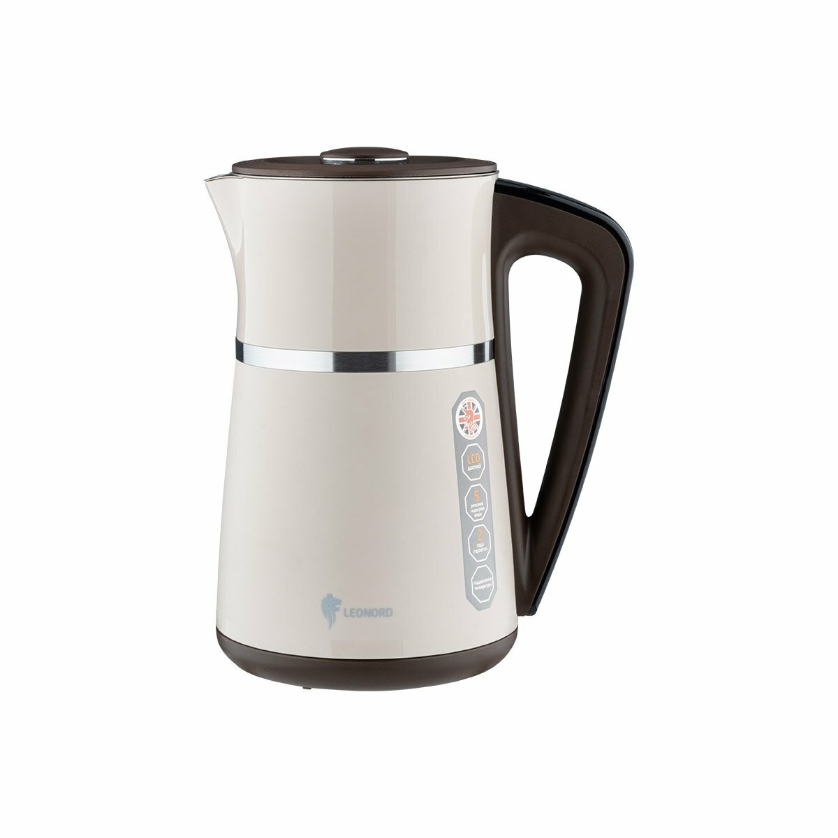 Чайник электрический Leonord LE-1512 (1,7 л) бежевый (106189)