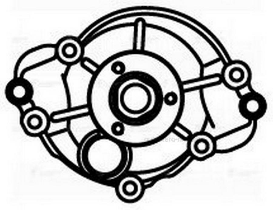 Насос водяной для ам Land Rover Range Rover III 02Sport I 05 42i44i LWP 1018 LUZAR арт. lwp1018