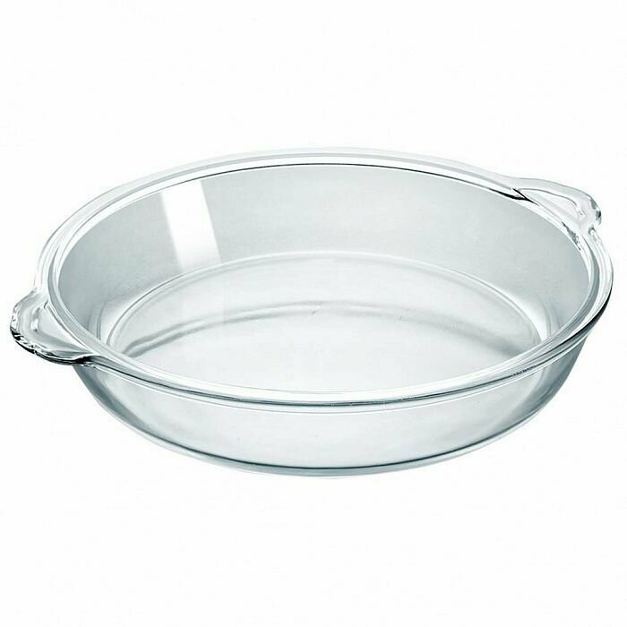 Форма для запекания Забава РК-0043 из термостекла, 2 л, круглая, с ручками