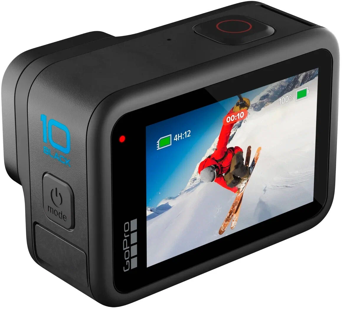 Экшн-камера GoPro Hero10 Black Edition Bundle, 23,6МП, черная