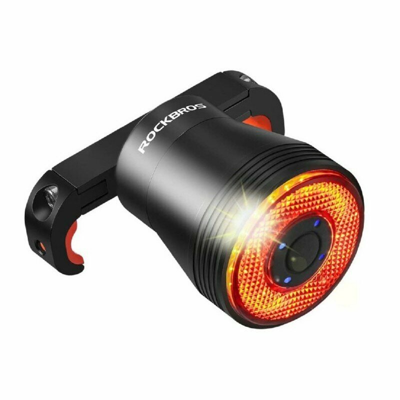 Фонарь задний Rockbros c датчиком сна и торможения (TL907Q51), цвет Черный