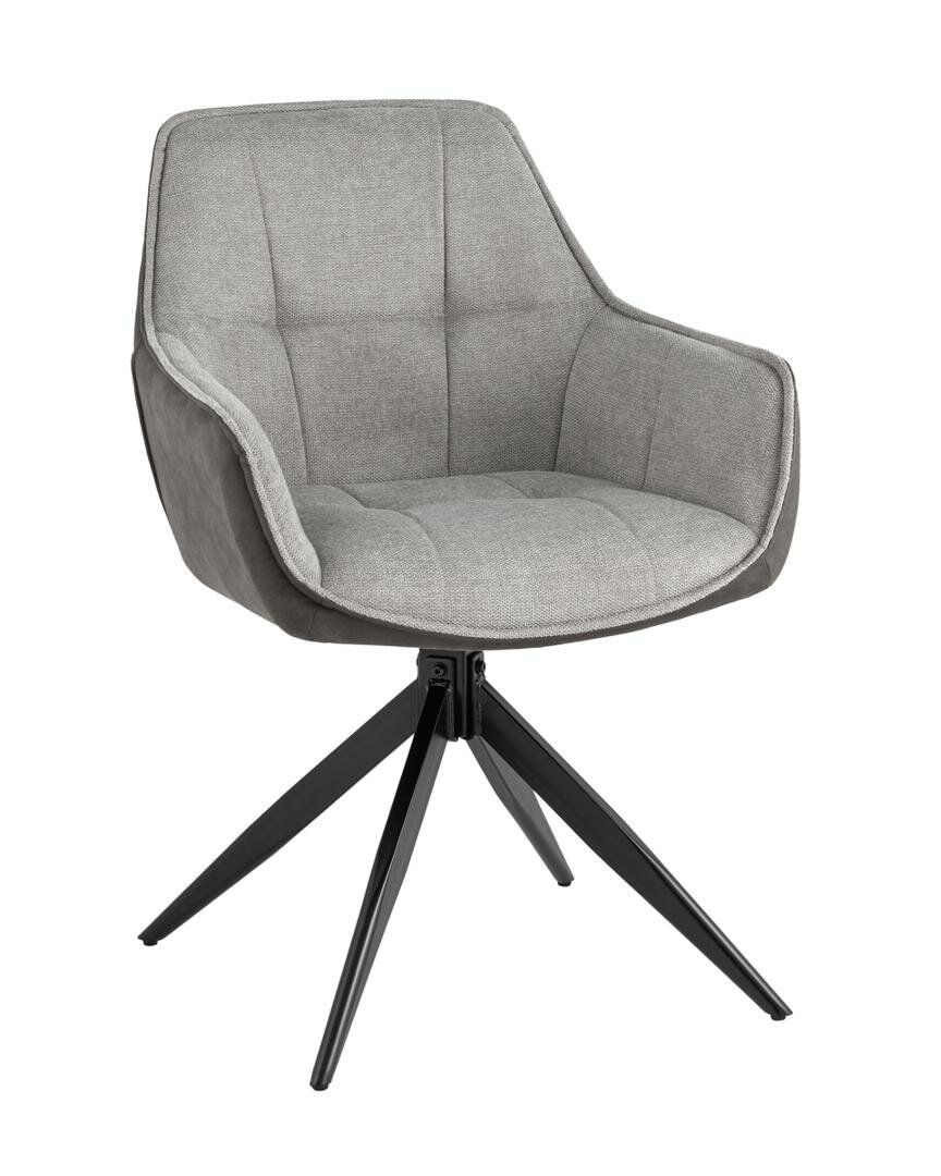 Stool Group Стул обеденный Alba серый спинка экокожа вращающийся, 85*58*60 см, арт. УТ000037119
