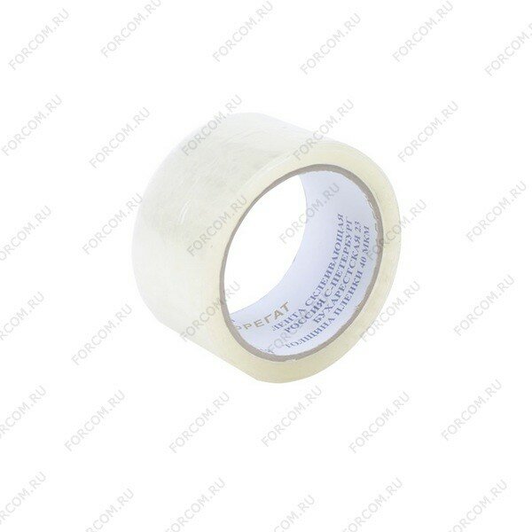 Клейкая лента (скотч) Фрегат, скотч упаковочный, 48 мм х 55 м, прозрачная (Фрегат 200)