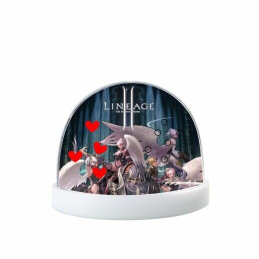 Водяной шар Lineage 2, Линеэйдж 2 №1, Сердца-блёстки