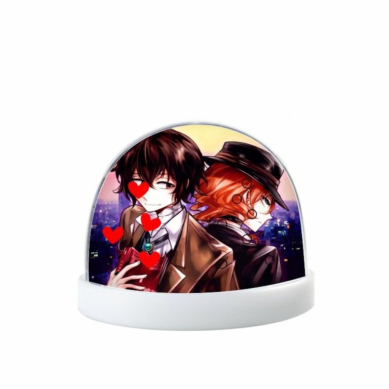 Водяной шар Великий из Бродячих Псов, Bungou Stray Dogs №1, Сердца-блестки