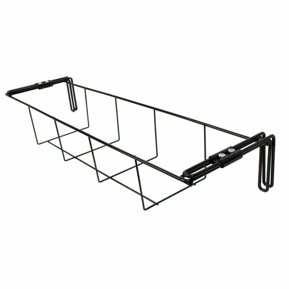 Держатель для балконного ящика металлический 60х18х12 см регулируемый