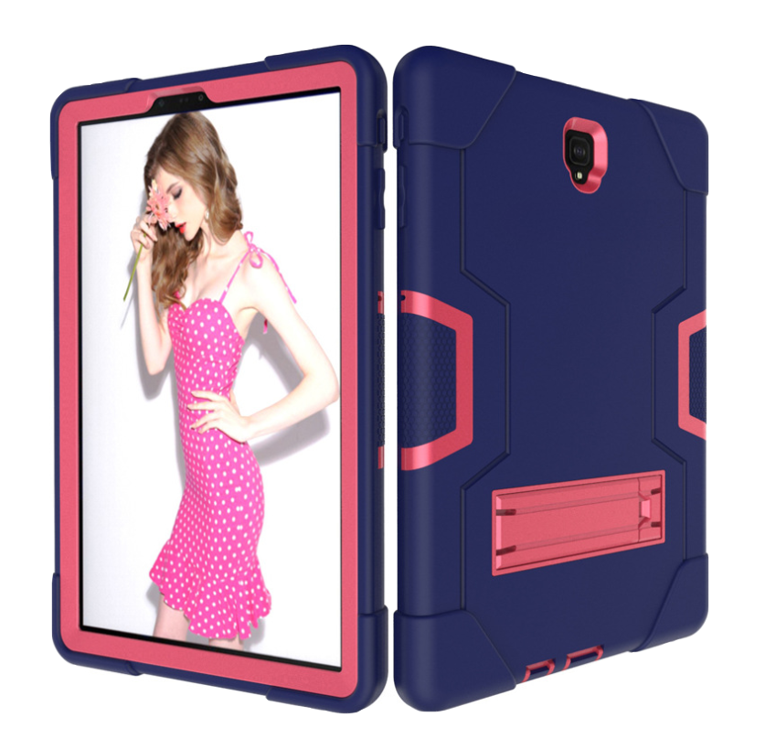 Противоударный чехол-бампер-пенал MyPads для Samsung Galaxy Tab A 10.1 SM-T510 (2019) / Tab A 10.1 SM-T515 (2019) усиленный ударопрочный синий