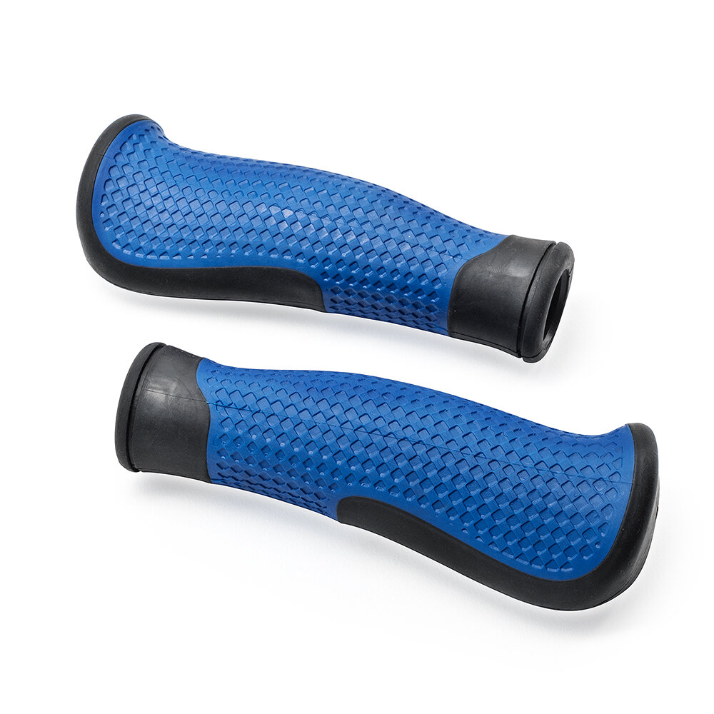 Грипсы для трюкового самоката Trolo "Pixel" Dark Blue, синие/черные, крепление на руль