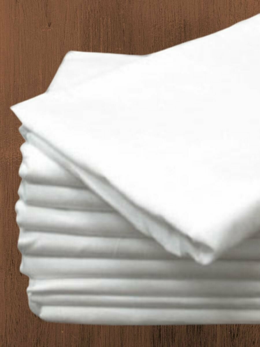 Ткань для шитья и рукоделия Бязь отбеленная, пл.125г/м2, Россия, отрез 1,0 м*220см