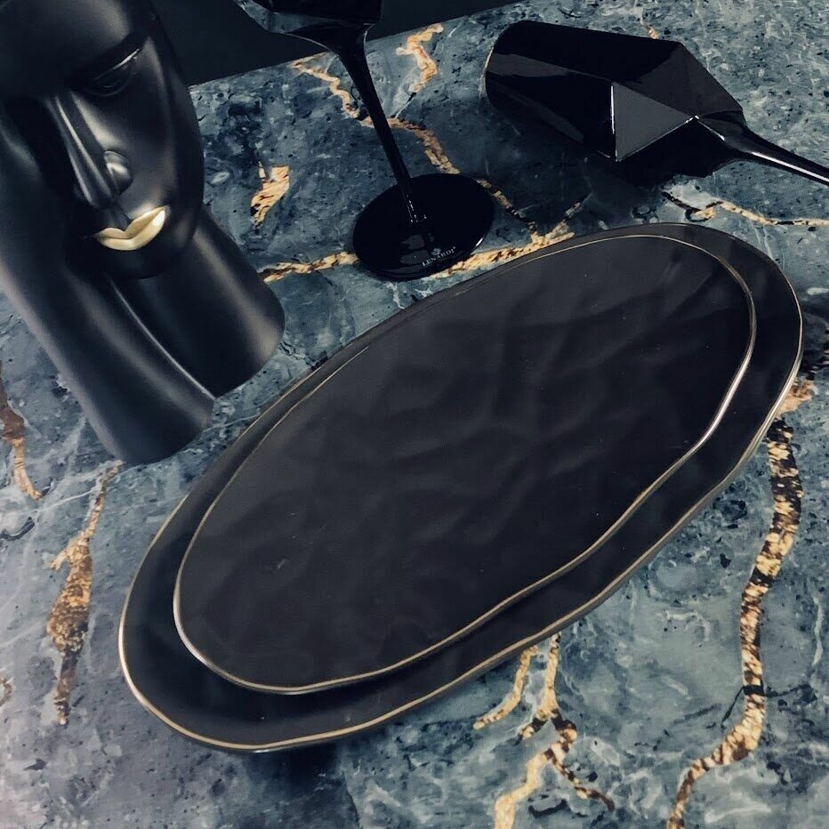 Овальное блюдо 31х18х2,5см марокко 1 шт.