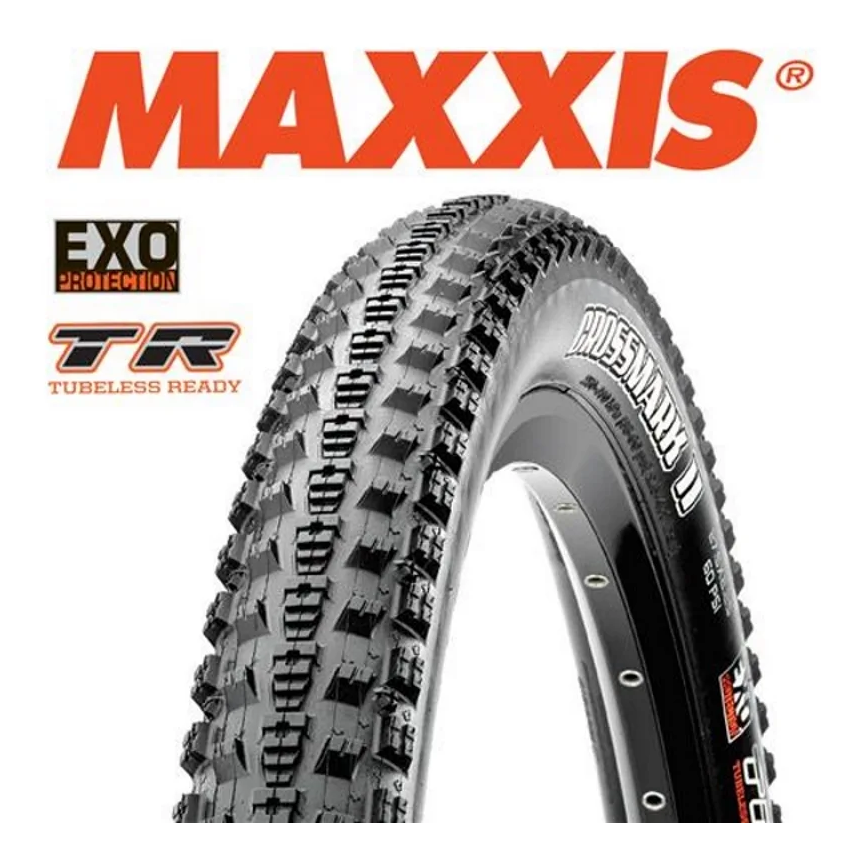 Покрышка MAXXIS CROSSMARK II 27.5X2.25 кевлар. складной корд M344RU F Tubeless Ready, EXO protection, 60tpi, 35-60 psi