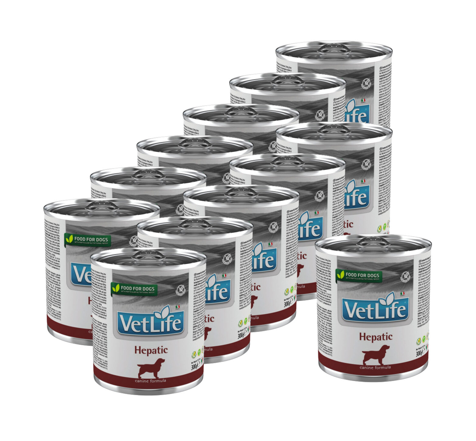 Паштет Vet Life Hepatic / для собак при заболевании печени, 300 г 12 шт.
