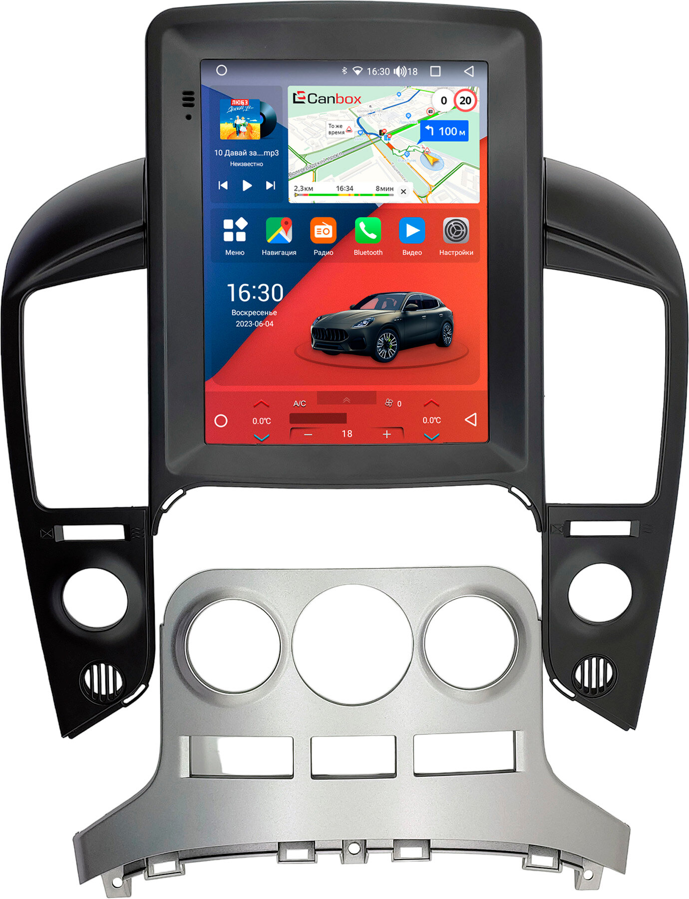 Штатная магнитола Hyundai Grand Starex, H1 2 2007-2015 (авто без климат-контроля) Canbox H-Line (Tesla) 9.7" 4/64 5623-1312-156 Android 10 (4G-SIM, DS