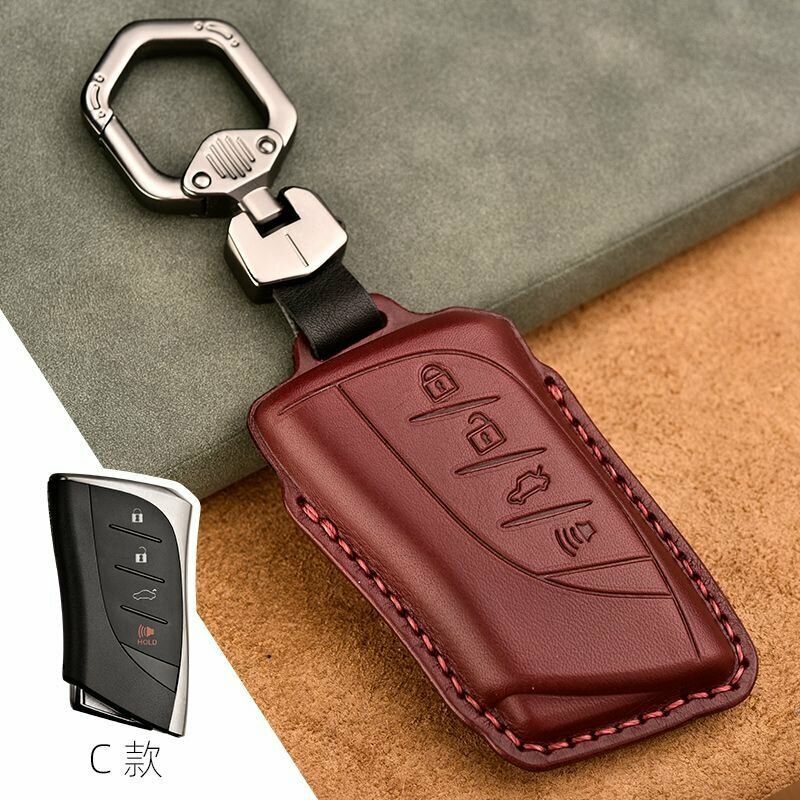 Чехол кожаный для смарт ключа Lexus (4 кнопки)