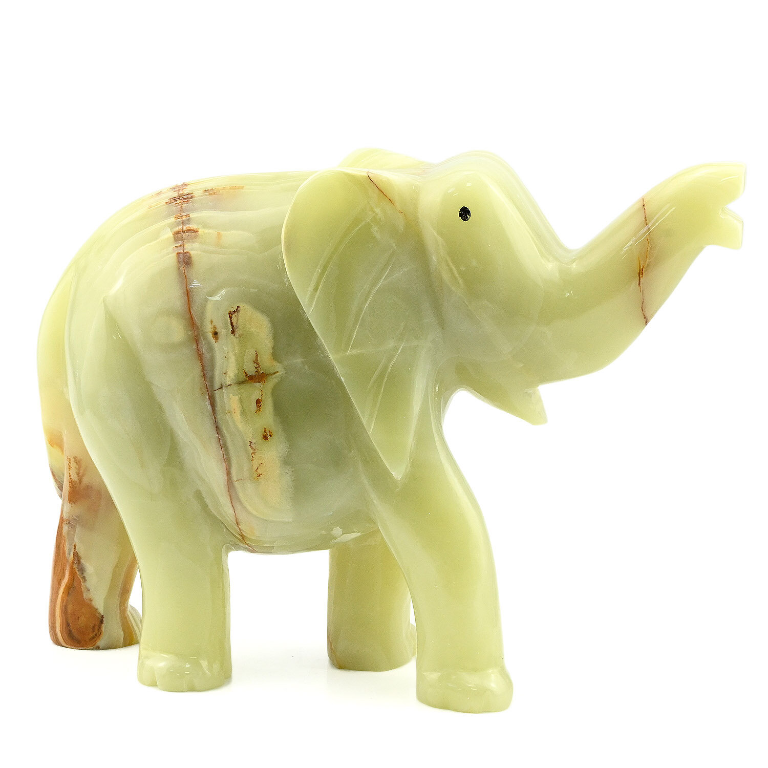 Слон из оникса № 12 (320*95*240мм) РадугаКамня