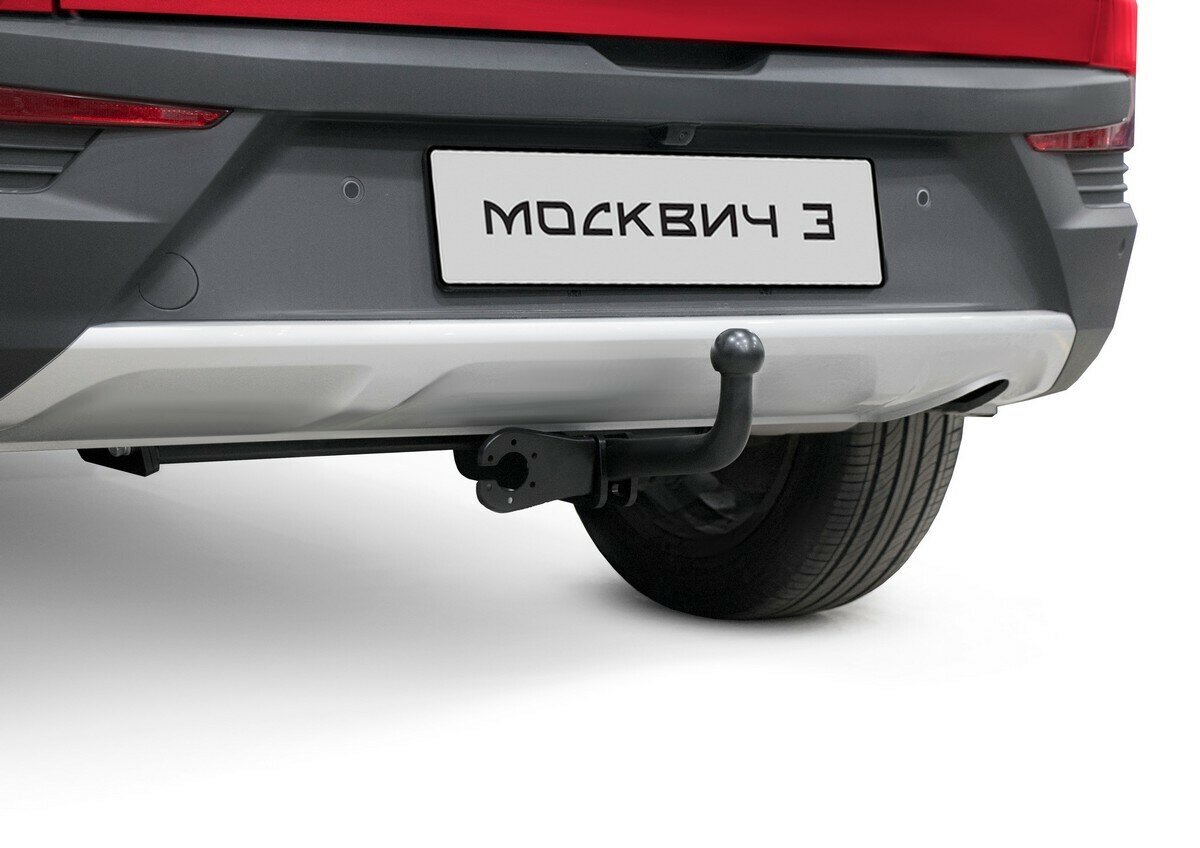 Фаркоп с элект. Smart, для JAC JS4 2022-н. в./Москвич 3 2023-н. в, шар A, 1500/75 кг, F.1411.001, Berg (паспорт, сертификат)