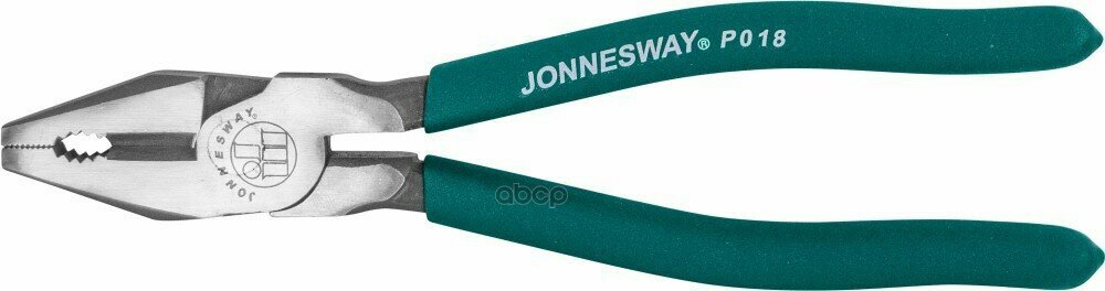 Пассатижи с увеличенными рычагами ПВХ рукоятками, 200 мм Universal Jonnesway арт. P018