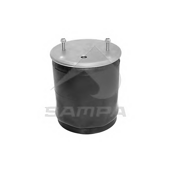 SAMPA SP 554004-KP (3229000700 / 3229000701 / 3229000702) пневмоподушка со стак. 2шп. m12 1отв-шт. m22 поршень пластик