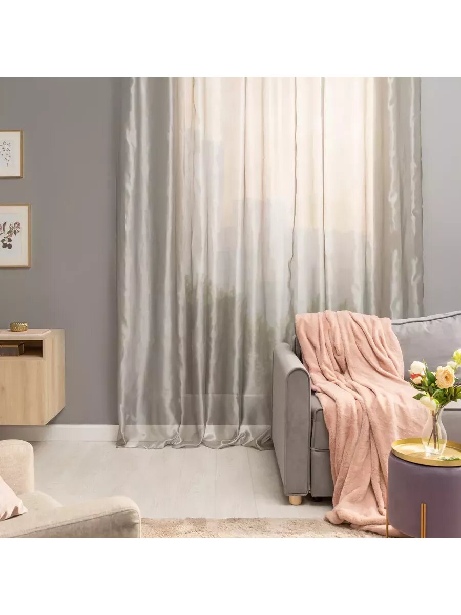 Тюль на ленте 300х280 см микровуаль