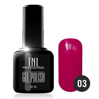 TNL Professional Цветной Гель-лак № 003 - алый (10 мл.)венивин