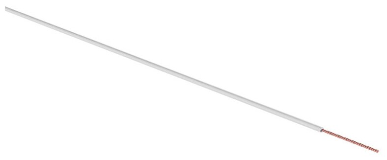 Провод ПГВА REXANT 1х2.50 мм², белый, бухта 100 м Артикул 01-6541