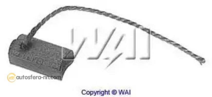 WAI 388201 щетки генератора!\ Denso 5x7x15 12V