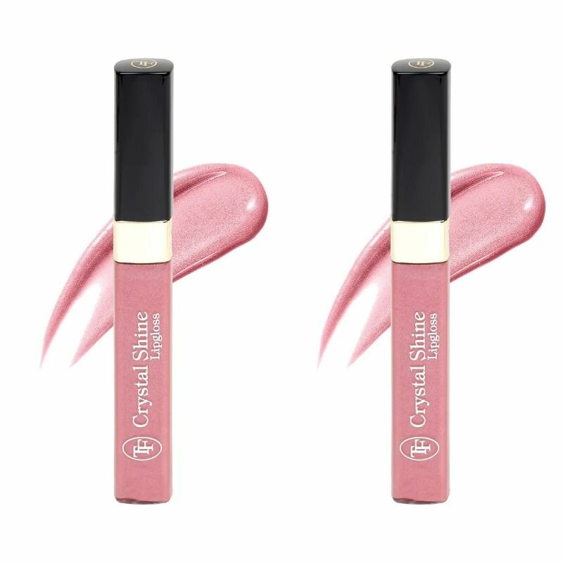 ТF Cosmetics Жидкая помада Cristal Shine Lipgloss, тон 39, настоящая леди, 2шт