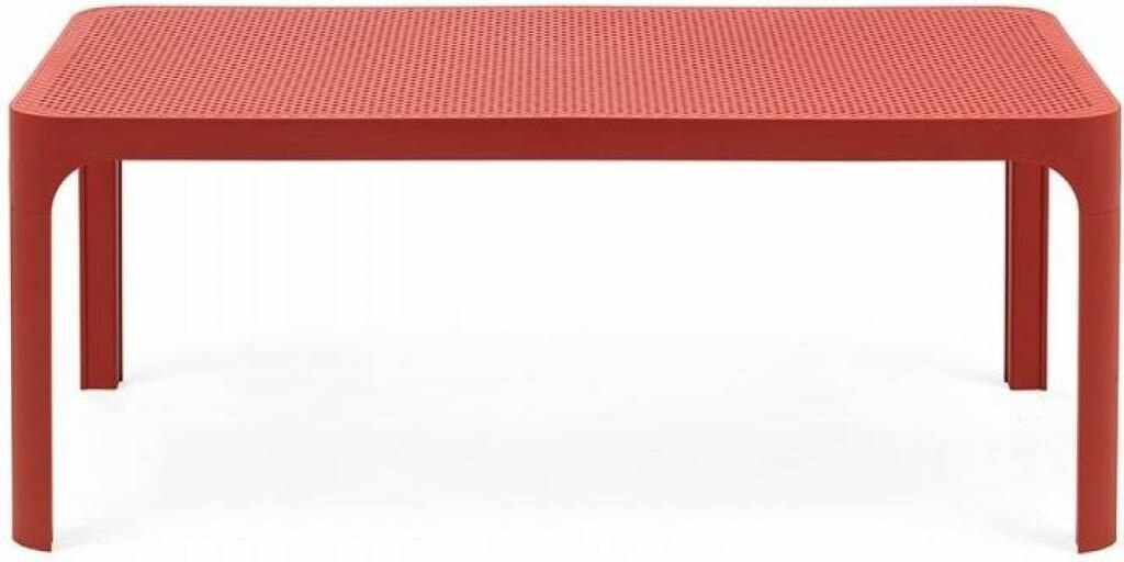 Столик пластиковый журнальный Net Table 100 красный