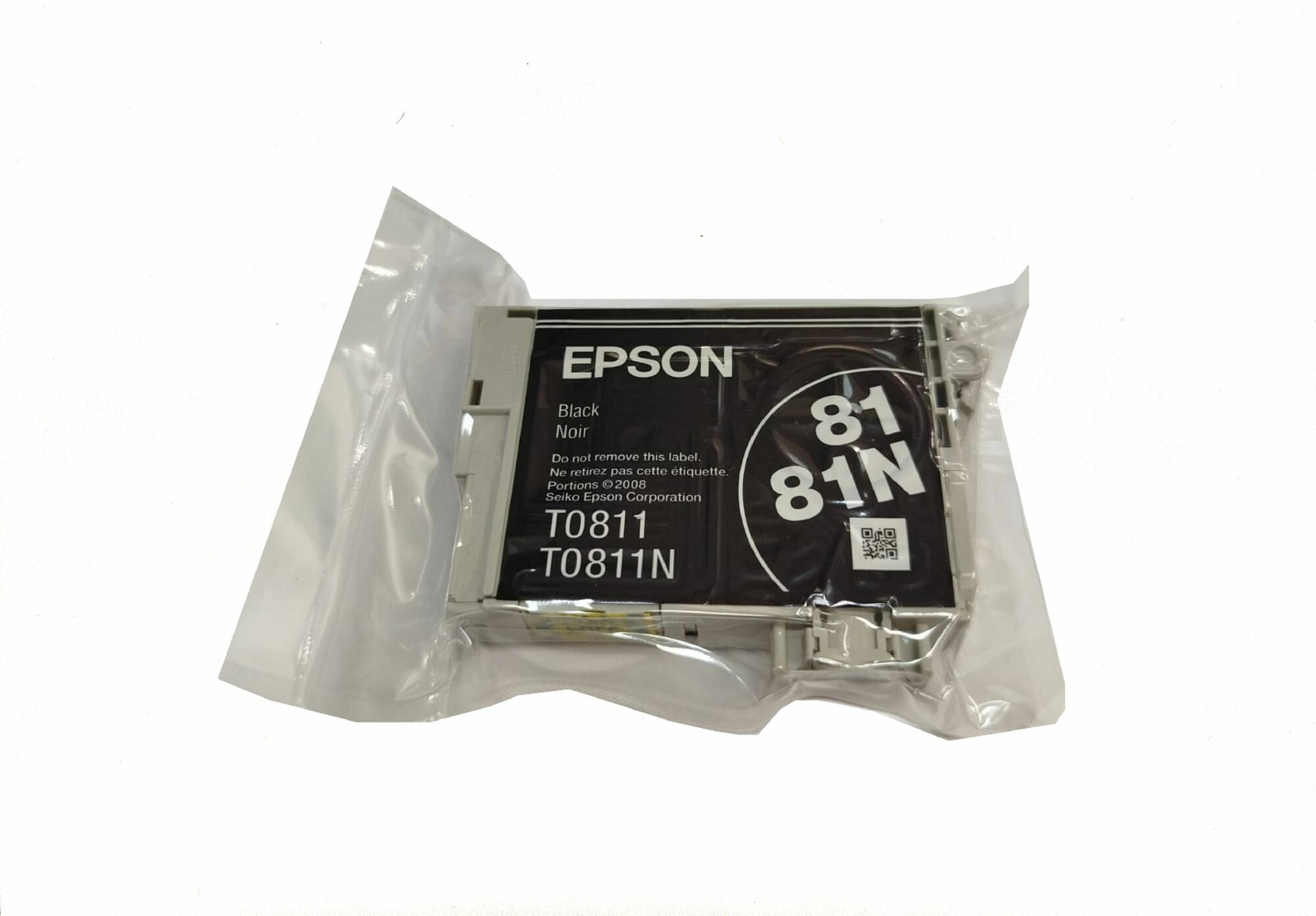 Картридж T08114A / C13T11114A10 для Epson Stylus Photo R270/R390/RX590 11,1 мл (оригинальный без коробки в вакуумной упаковке)