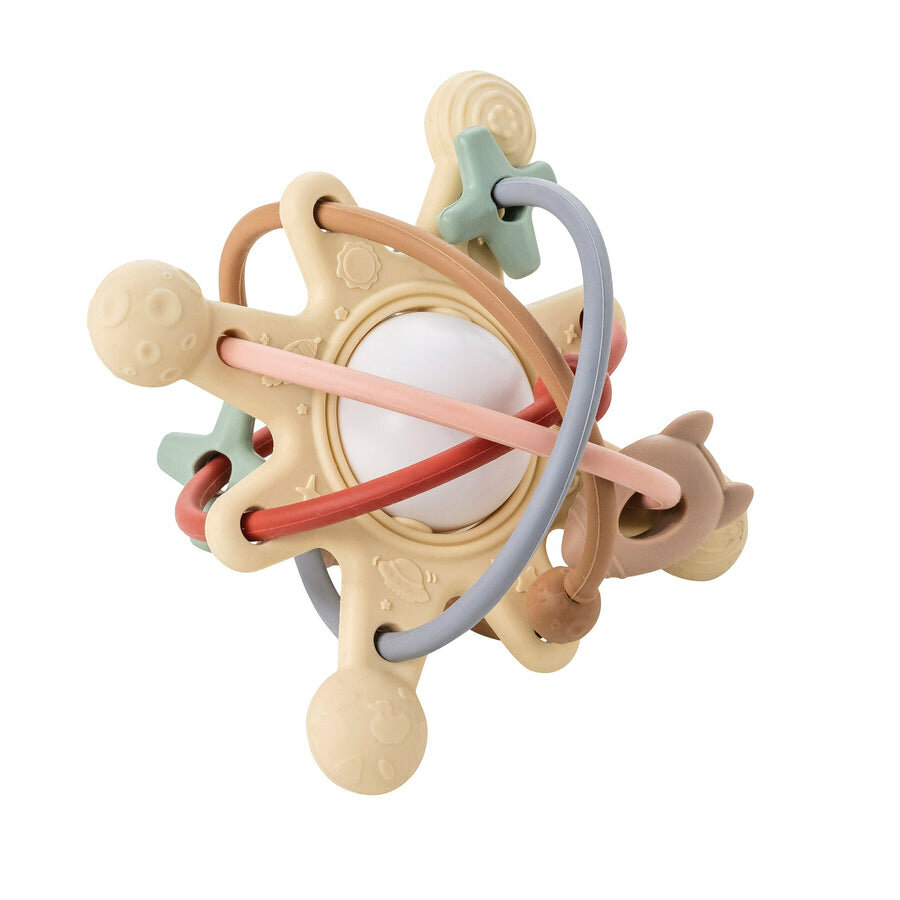 Прорезыватель Nattou Lapidou силикон Galaxy beige 875479