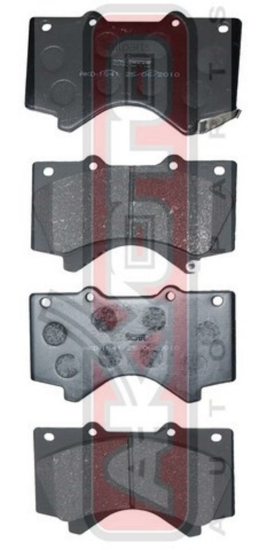 AKYOTO AKD-1541 Колодки тормозные дисковые передние