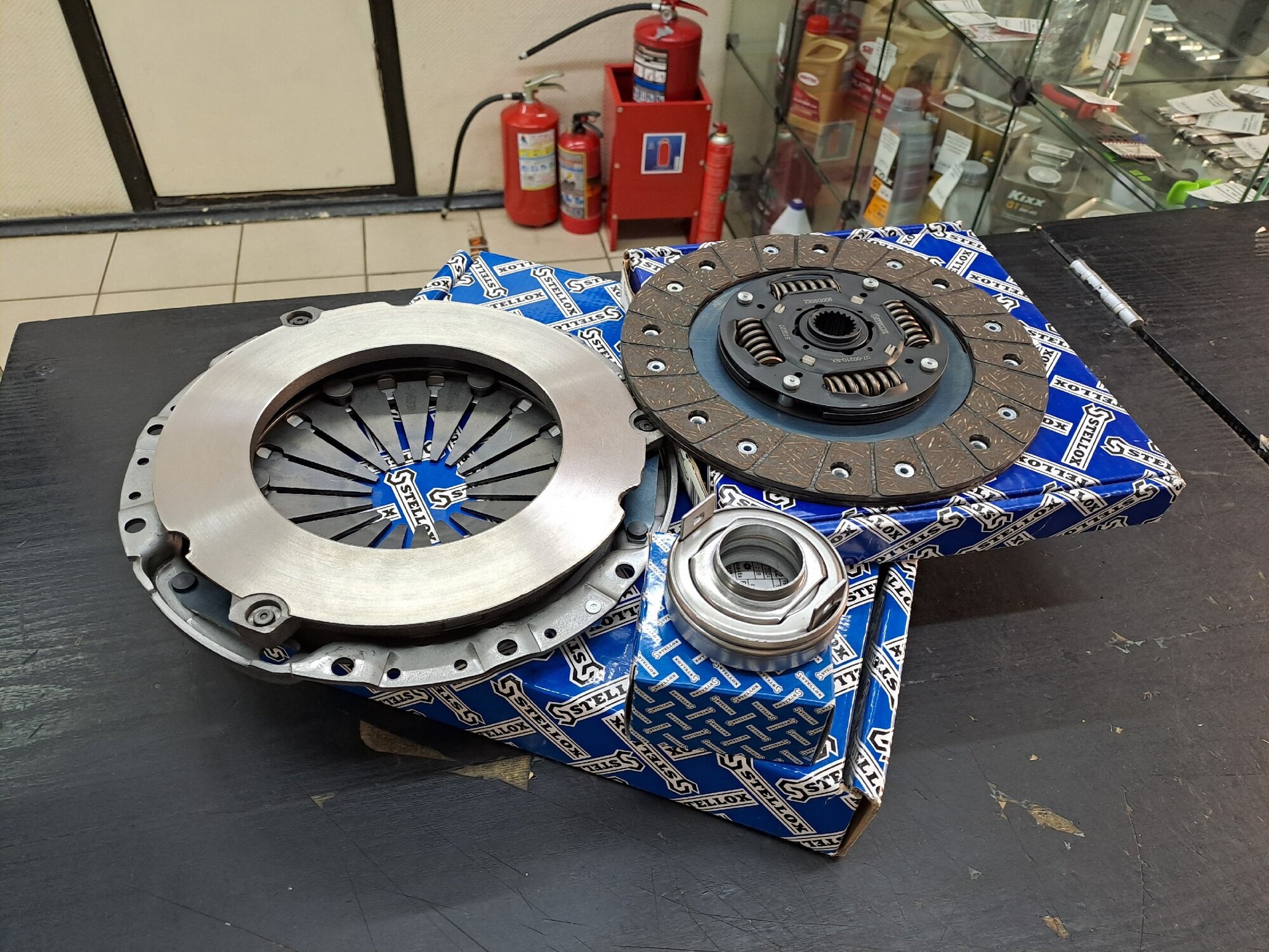 Комплект сцепления Chery Tiggo 2.4 (Аналог, Stellox) T11-1601030BA-KIT2