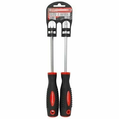 Набор отверток силовых магнитных "Profi" FORCEKRAFT 2 предмета (SL6.5х125мм; PH2х125мм) в пластиковом держателе
