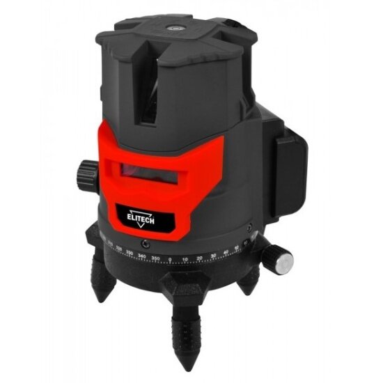 Нивелир Elitech лазерный ПЛ 10-4В-ЗЕЛ