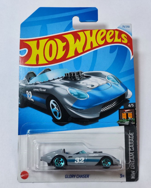 Hot Wheels Машинка базовой коллекции GLORY CHASER серая C4982/HTD12