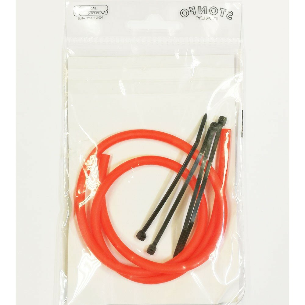 Art.290-6 Резина для рогатки Ф ext.5,0 - int.2,5 mm (красная) STONFO