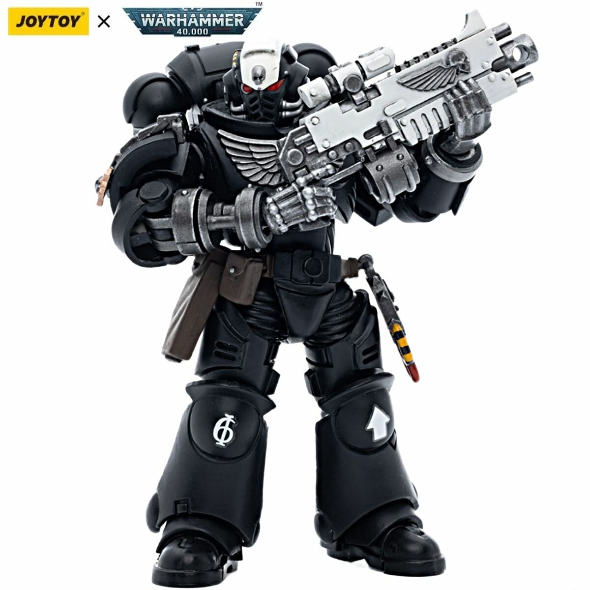 Подвижная фигурка JOYTOY Боевой молот 40K 1:18 Iron Hands Intercessors Sergeant Bantus День Рождества Подарочная модель